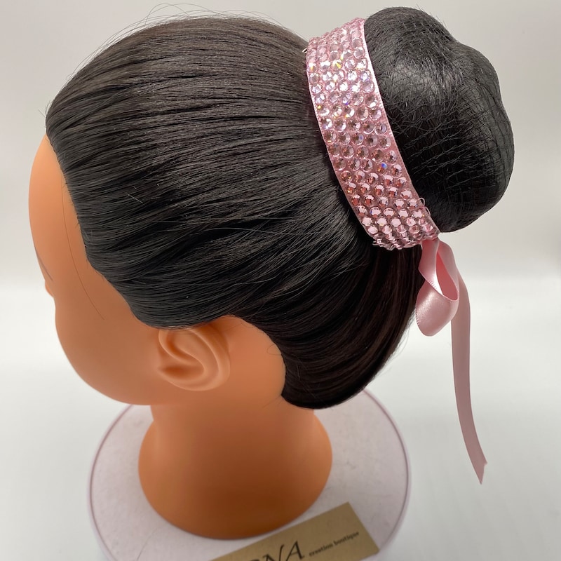Rhinestone Hair Bun Wrap - Etsy