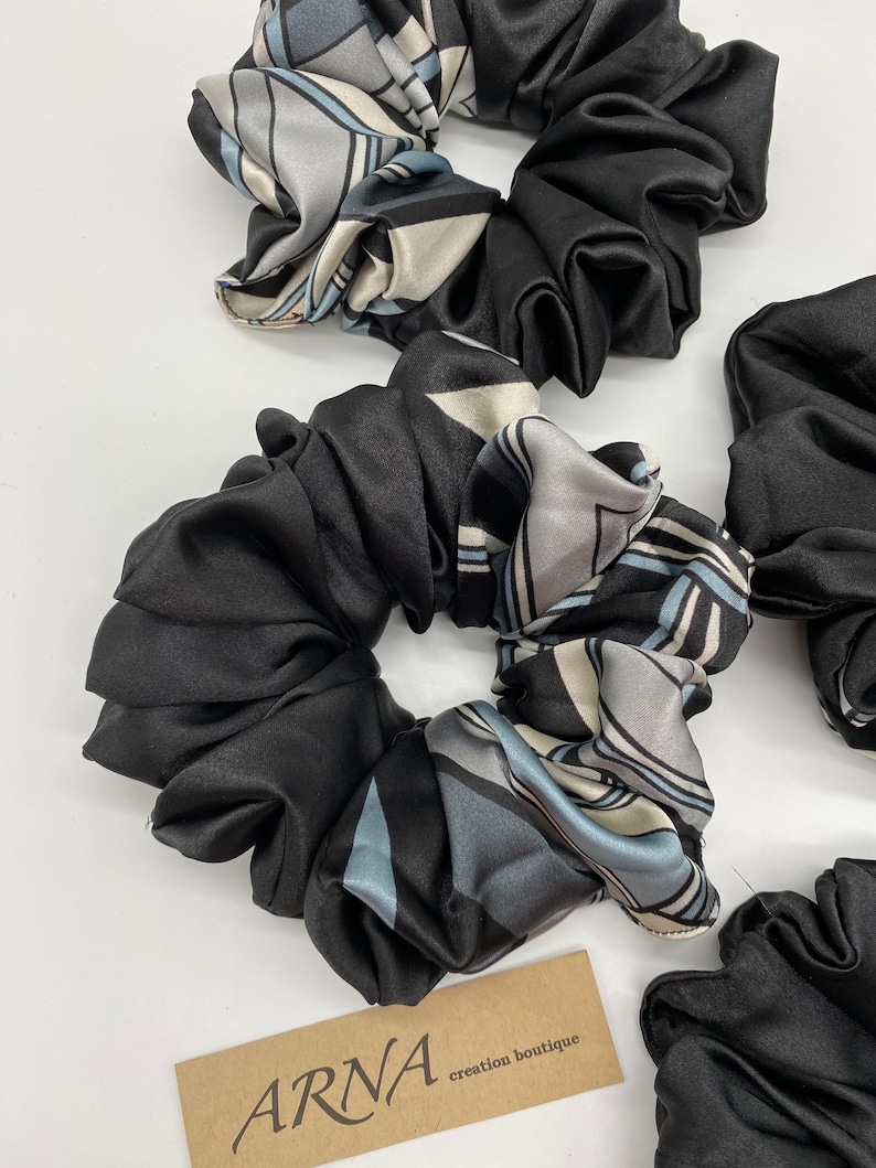 Satin Scrunchies. Hair Scrunchies. Messy Bun Scrunchies. Oversized ...