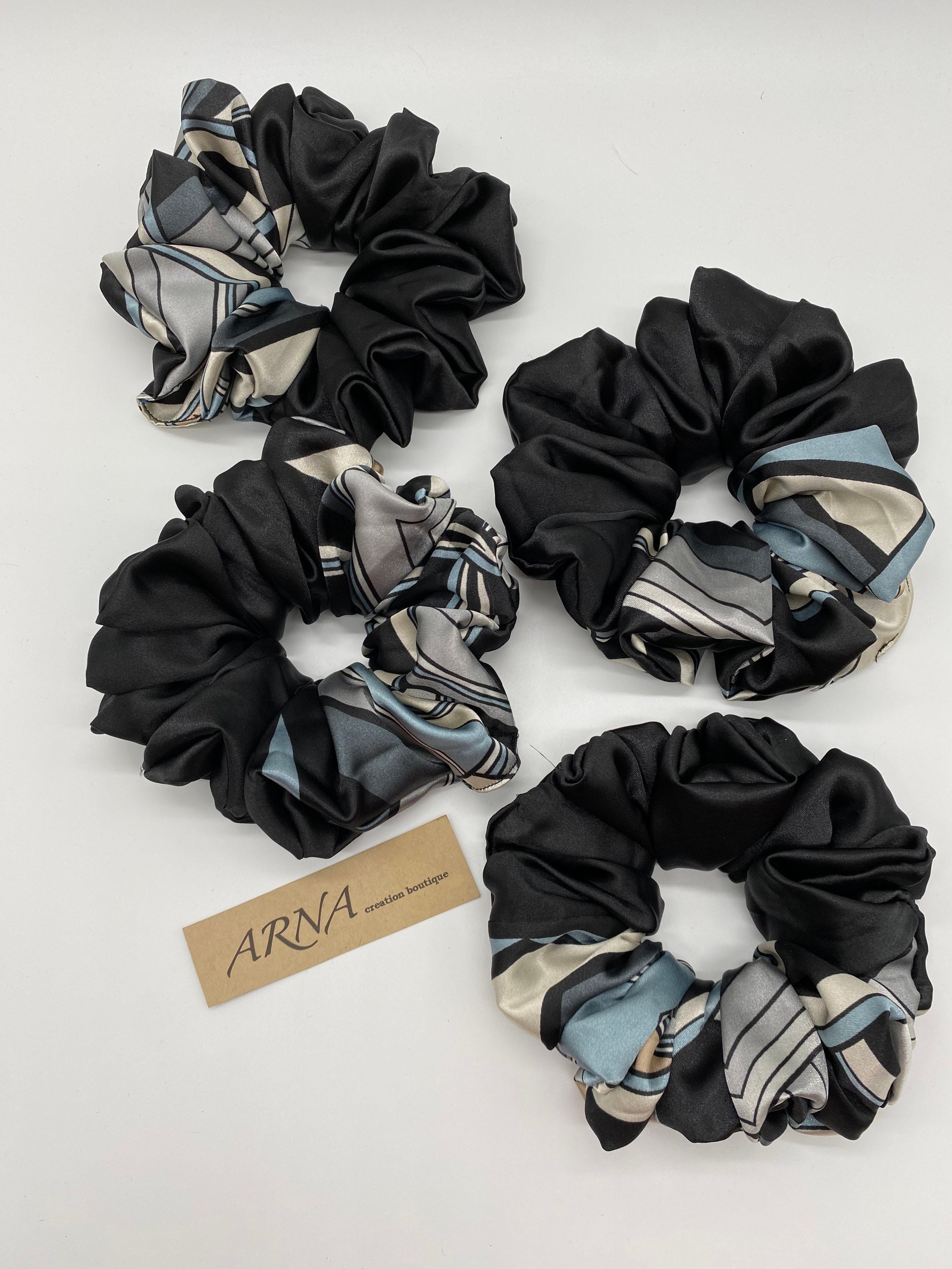 Satin Scrunchies. Hair Scrunchies. Messy Bun Scrunchies. Oversized ...