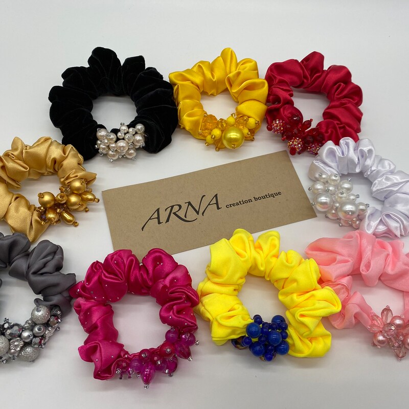 Silk Scrunchie - Etsy