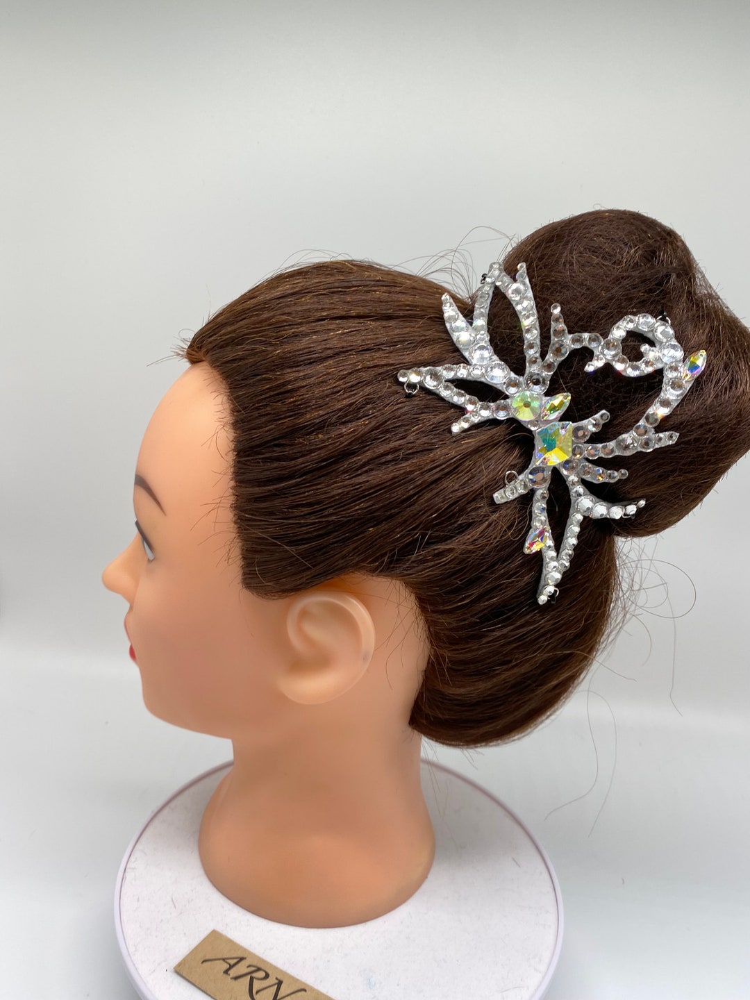 Ballroom Rhinestones Decorative Hairpiece . Dance Jewelry. Dance Hair ...
