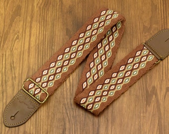 Vintage Style Guitar Strap - Etsy