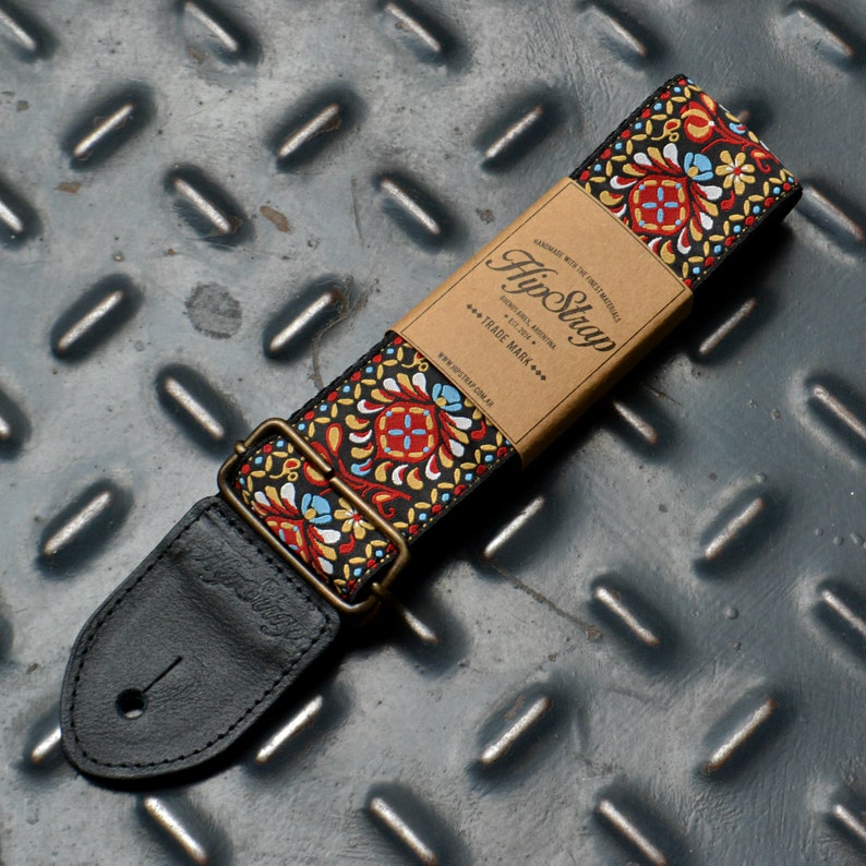 HipStrap Woodstock Jimi Hendrix Vintage style guitar strap | Etsy