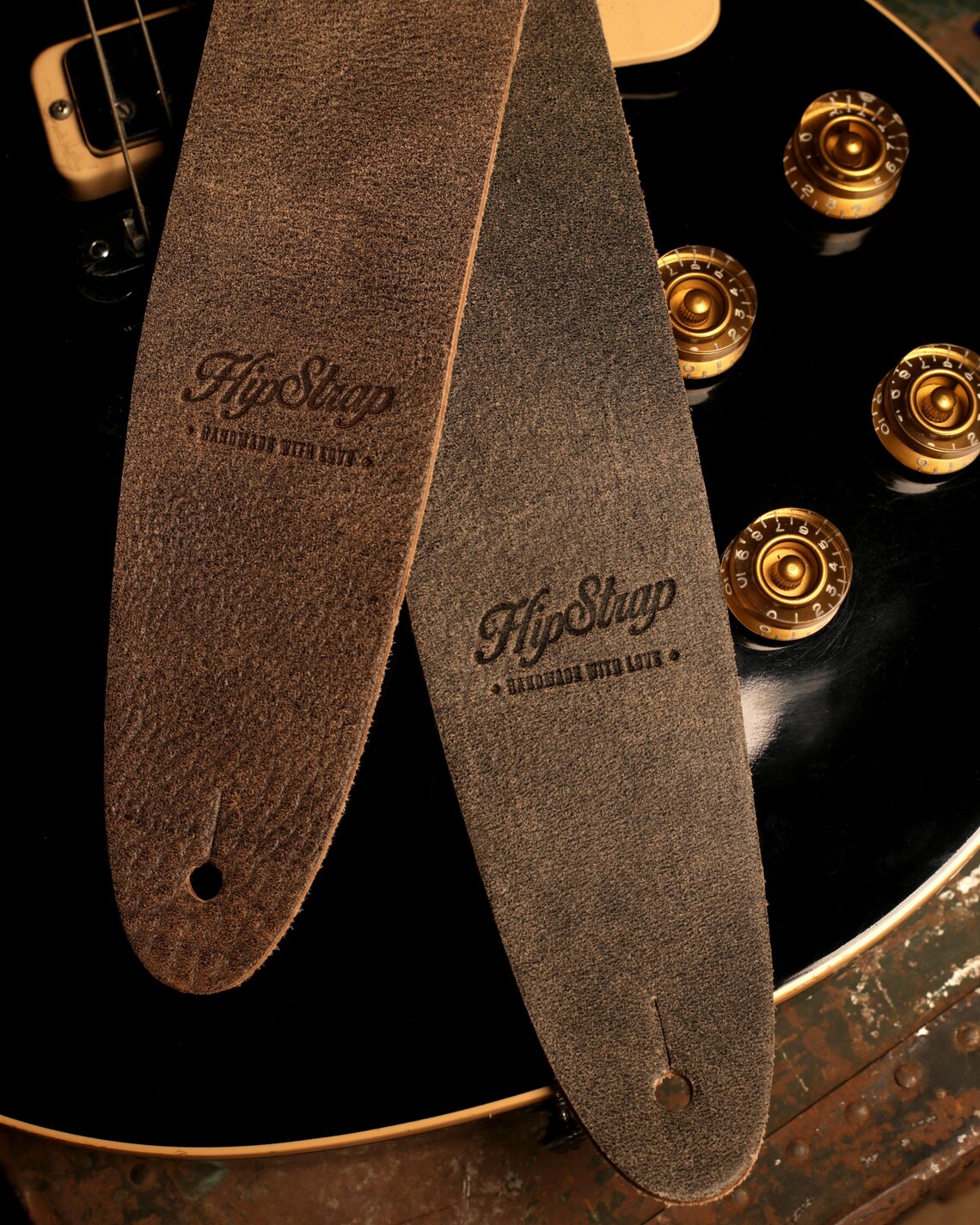 Hipstrap Vintage-inspired Guitar Strap | Distressed Full Grain ...