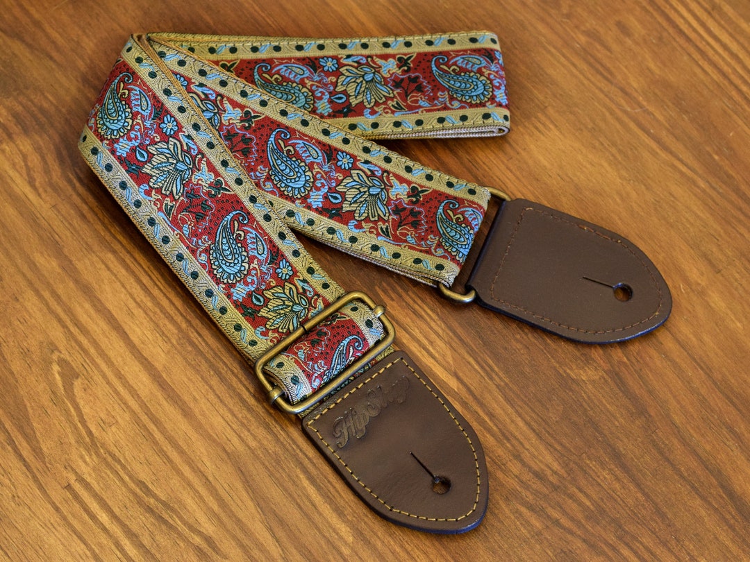New Limited Edition Hipstrap Goa Hendrix Vintage/hippie Guitar Strap ...