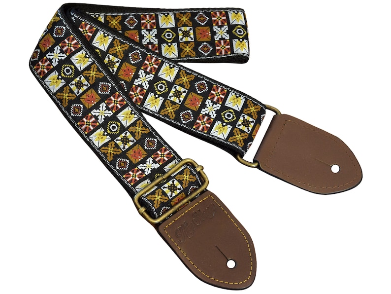 Hipstrap Woodstock Jimi Hendrix Vintage Style Guitar Strap, Leather ...