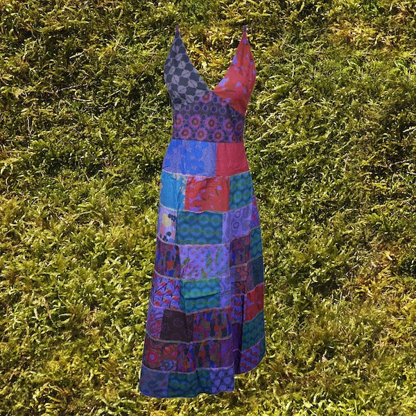 Patchwork Dress - Etsy