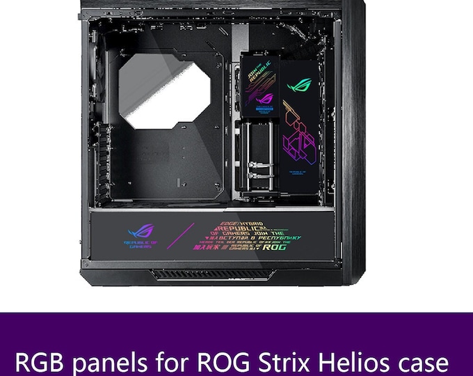 Customized RGB Panels for ROG STRIX Helios Case Decorative Backplates ...