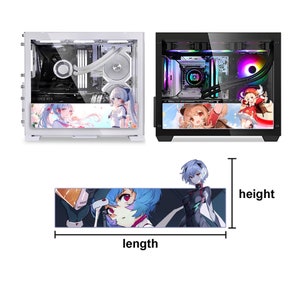 Custom Decrative PC Chasis Stickers Personalized Stickers Genshin ...