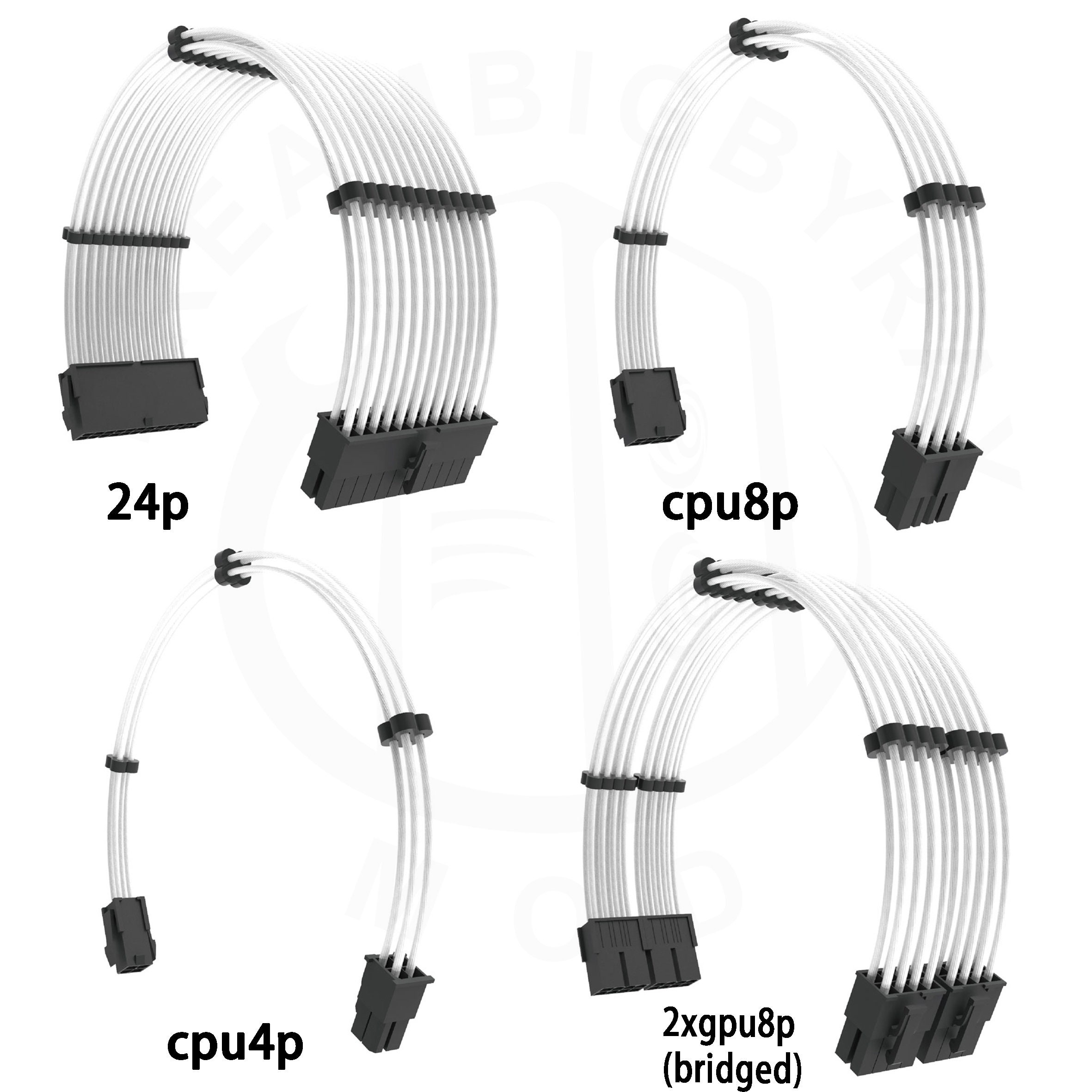 30cm Transparent Unsleeved Pc Psu Extension Cables Customized - Etsy UK