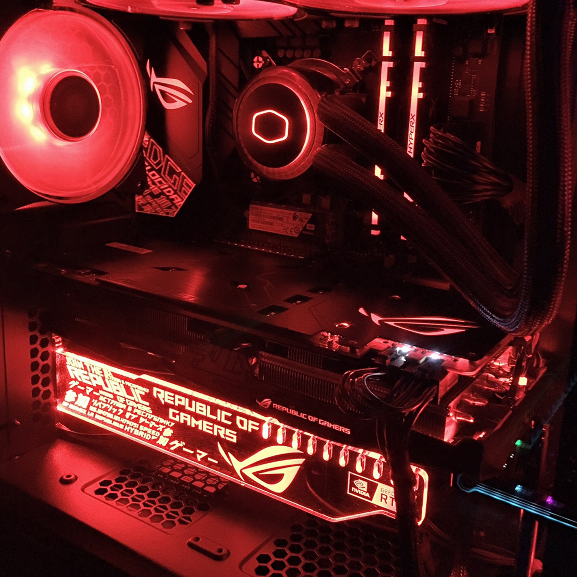 12v4pin RGB Graphics Card Holder Support Bracket Support - Etsy