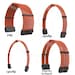 Customized Orange 30cm Sleeved Pc Psu Extension Cable 30cm Gpu Cpu Sata ...