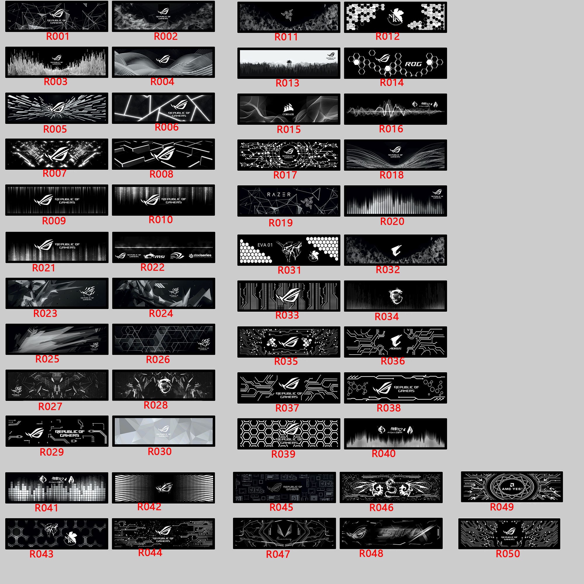 Custom Light RGB GPU Backplate Graphics Card Decoration Board | Etsy