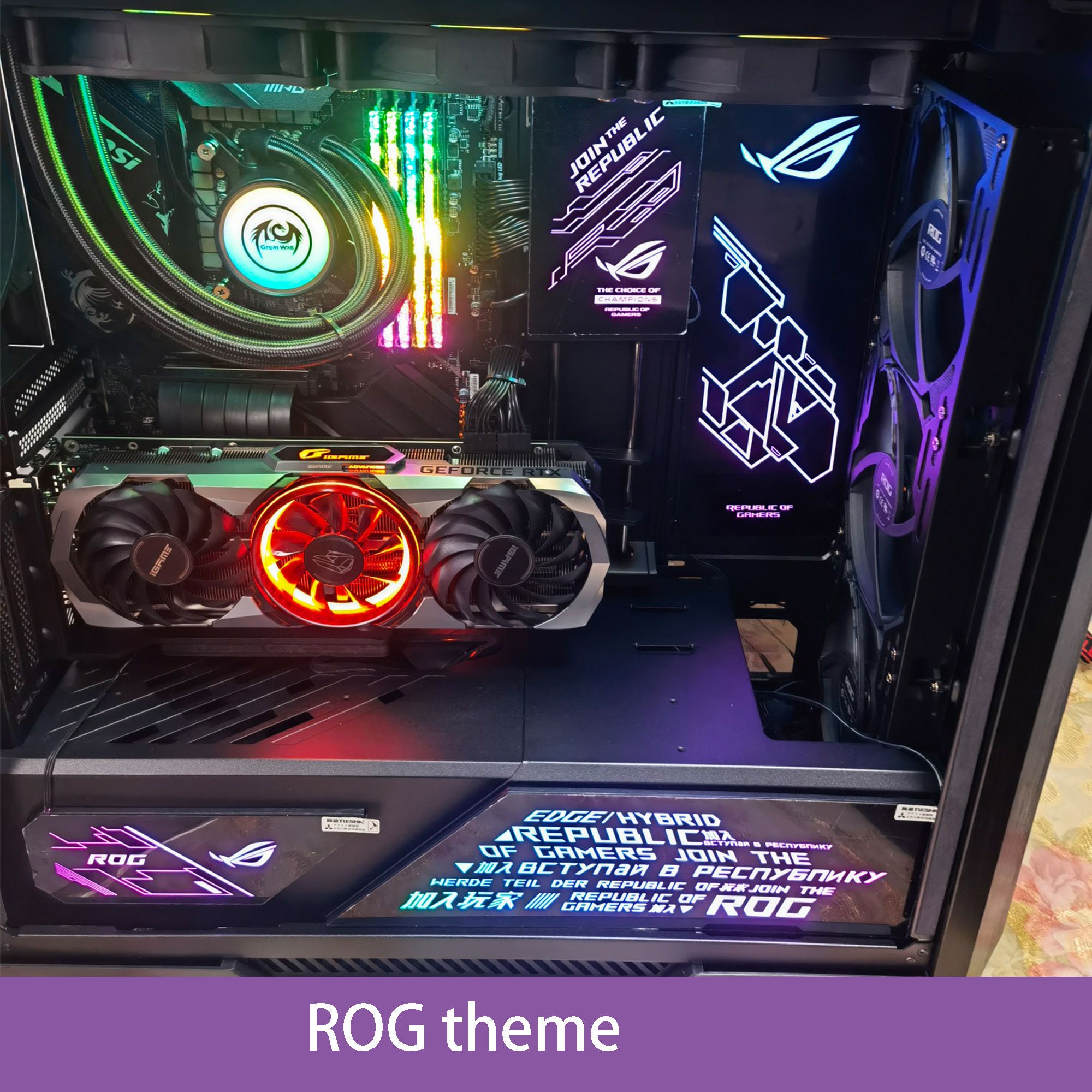 Kundenspezifische RGB-Panels für ROG STRIX Helios Hülle | Etsy