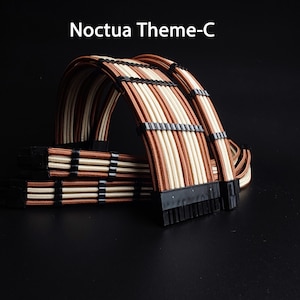 Customized Noctua Theme Paracord Extension Kit PSU Exntended Cables - Etsy