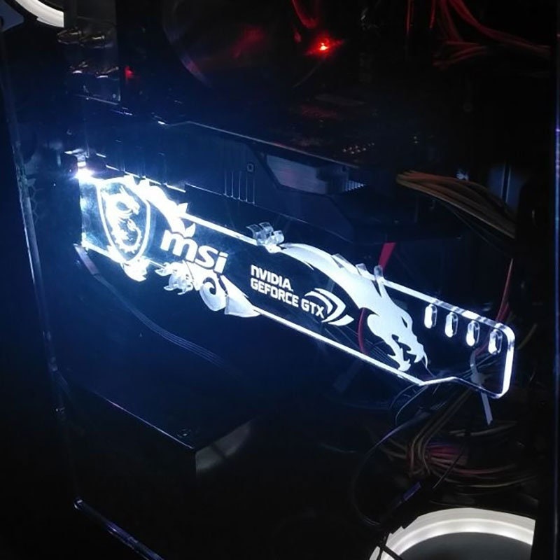 RGB Msi Dragon Led Board Grafikkartenhalter Asus Aura MSI sync | Etsy