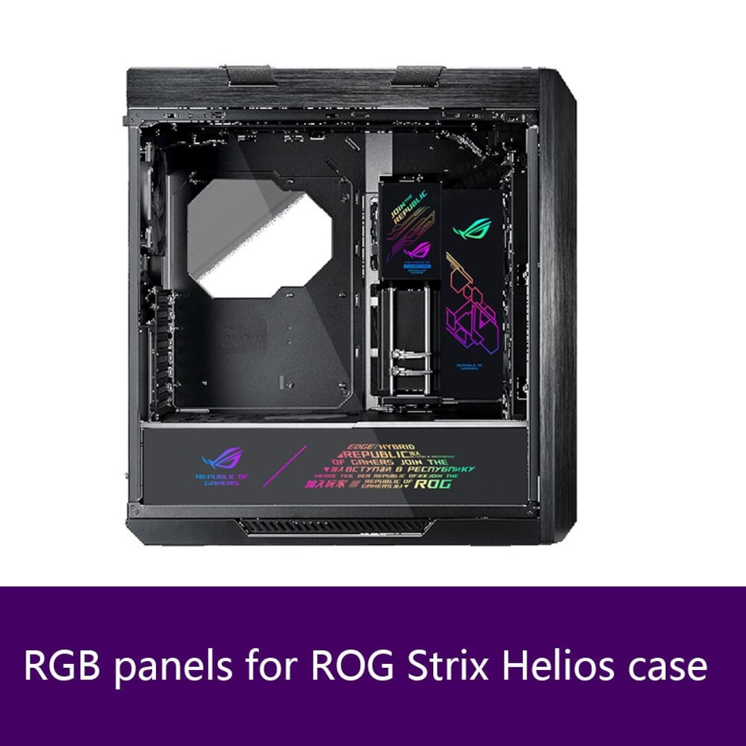 Customized RGB Panels for ROG STRIX Helios Case Decorative Backplates ...