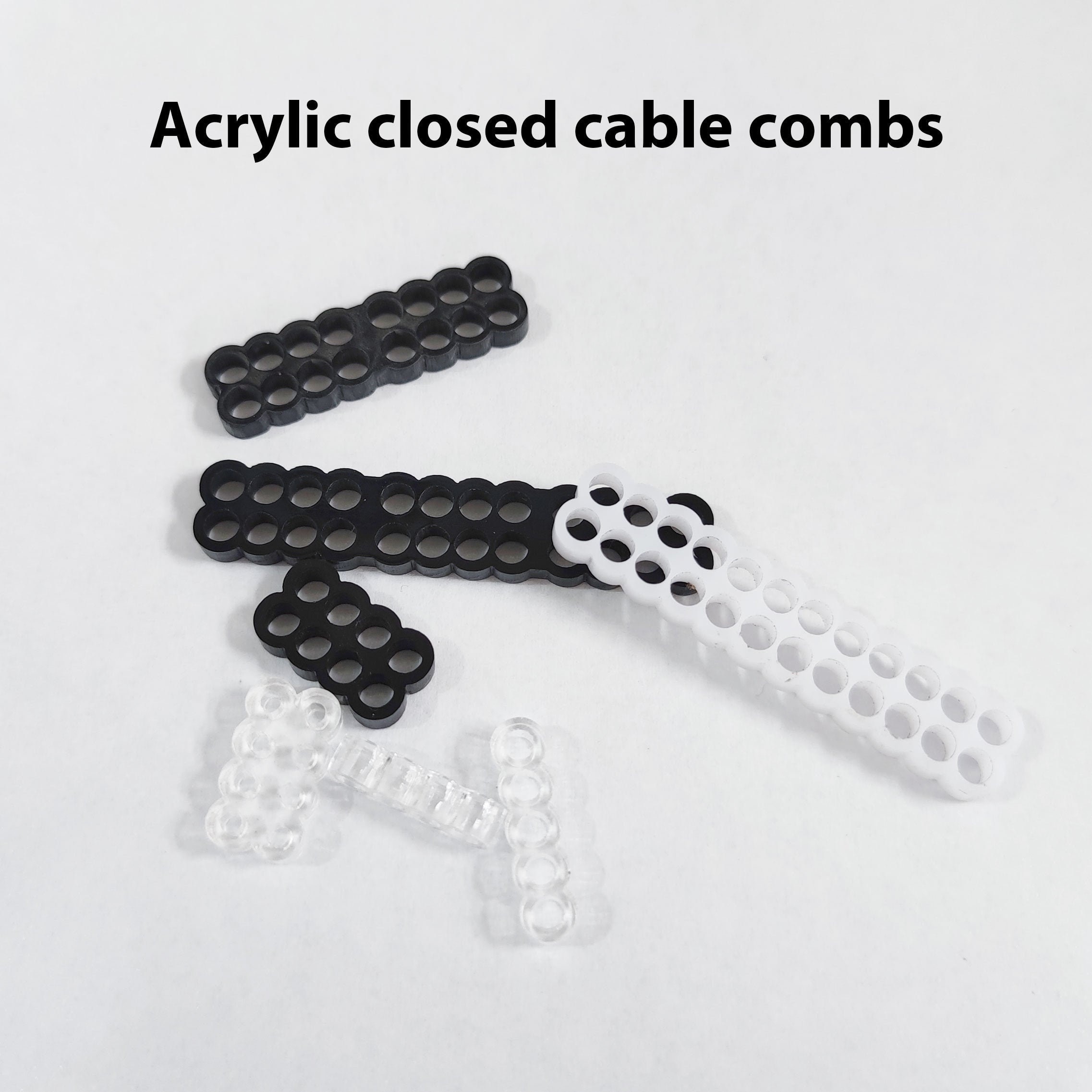 Acrylic Closed Pre-installed Sleeved Cables Combs Psu Cables - Etsy