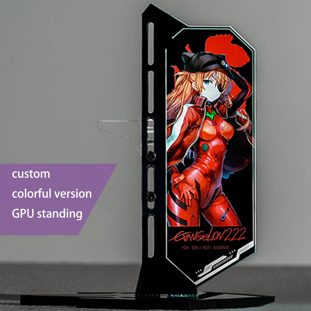 Dreambigbyray Custom Colorful Version Gpu Standing Support Pc Case Decoration Anti-sag Gpu ...