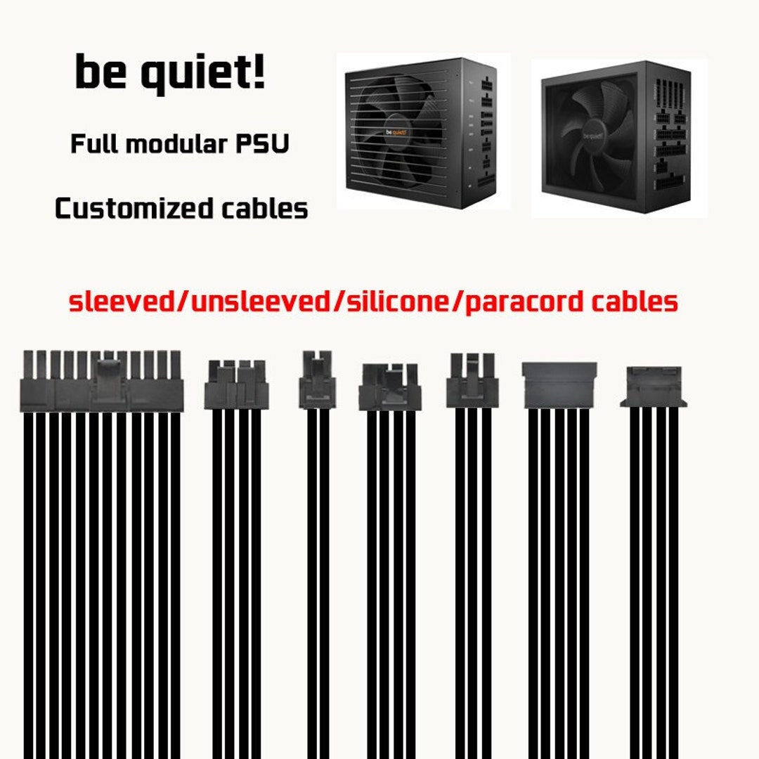 Customized Full Modular Psu Cables for Bequiet Psu Atx Pcie Gpu Cables ...