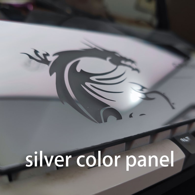 Custmoized Silver Mirrored RGB Gpu Backplate Pc Case Panel Argb Edge ...