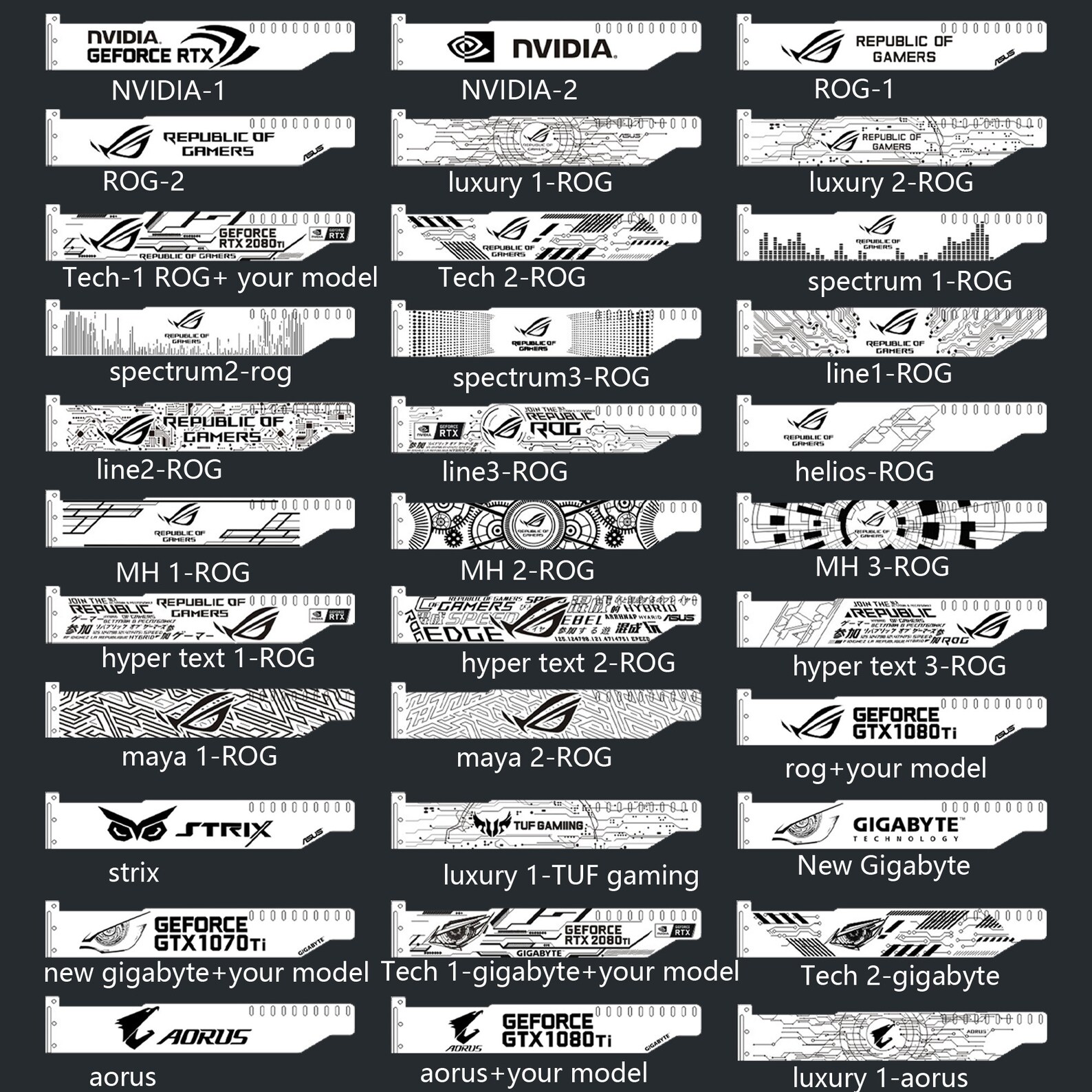 Picture Gallery for Gpu Holder Part A - Etsy