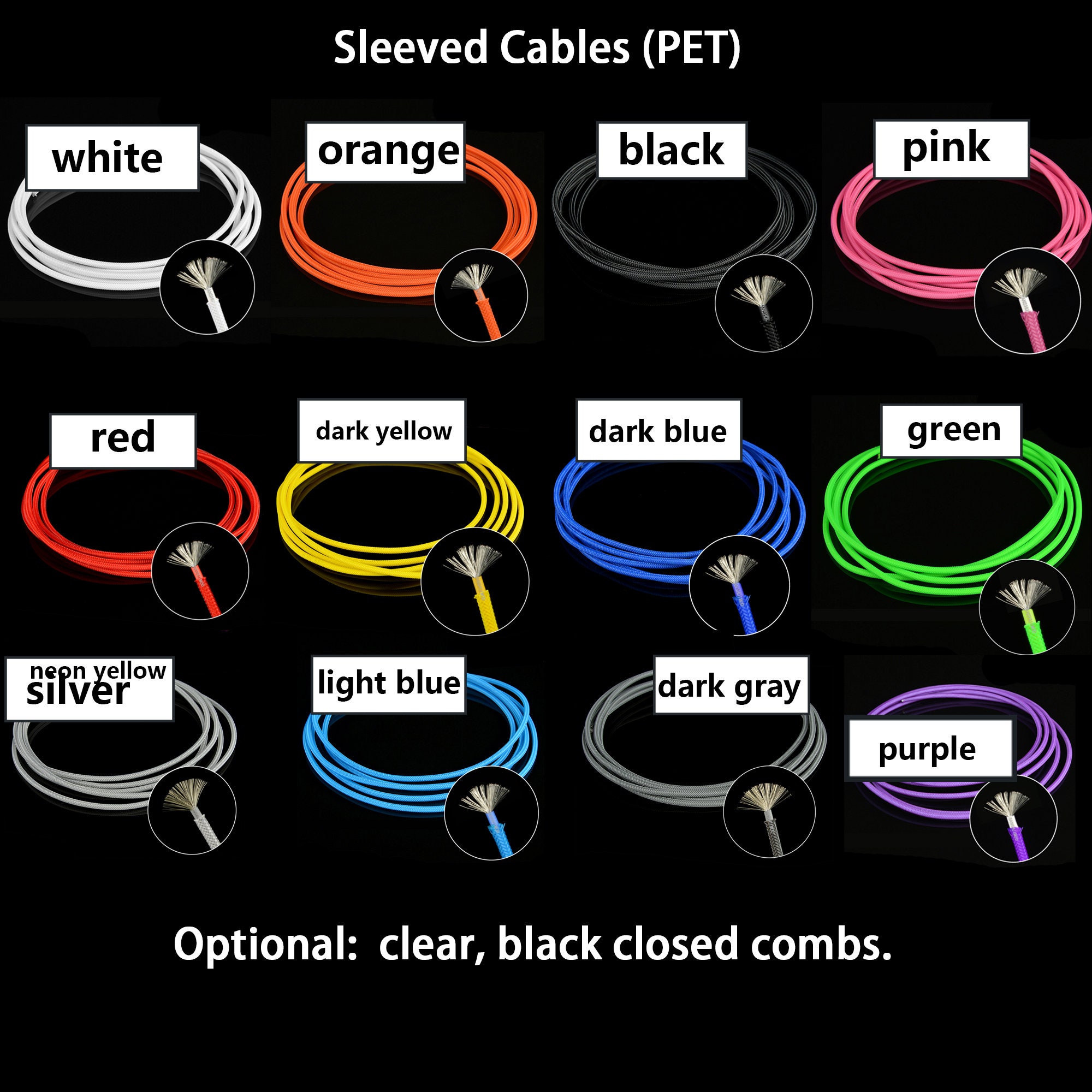 Customized Full Modular Psu Cables for Bequiet Psu Atx Pcie | Etsy