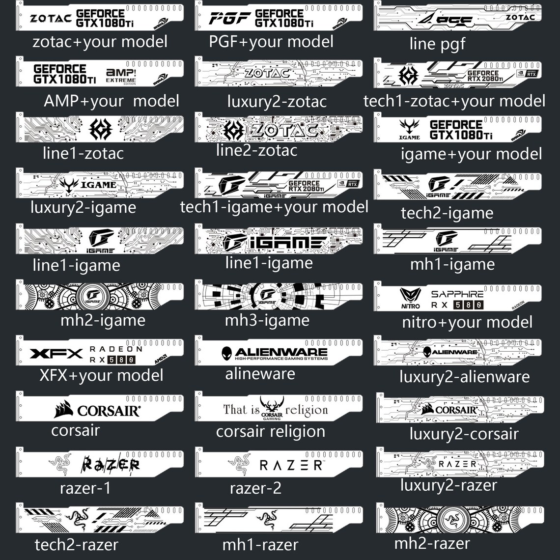 Picture Gallery for Gpu Holder Part A - Etsy