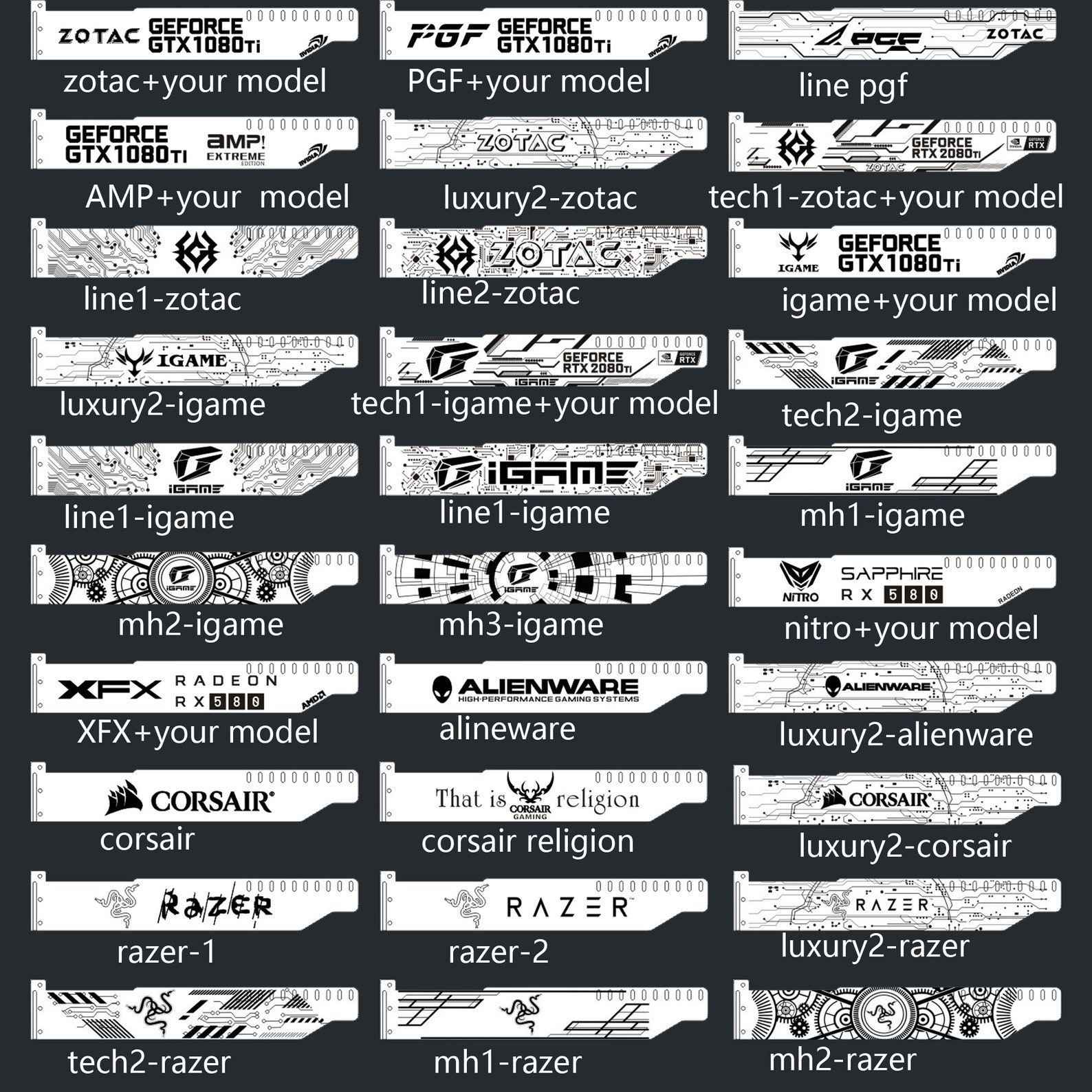 Picture Gallery for Gpu Holder Part A - Etsy