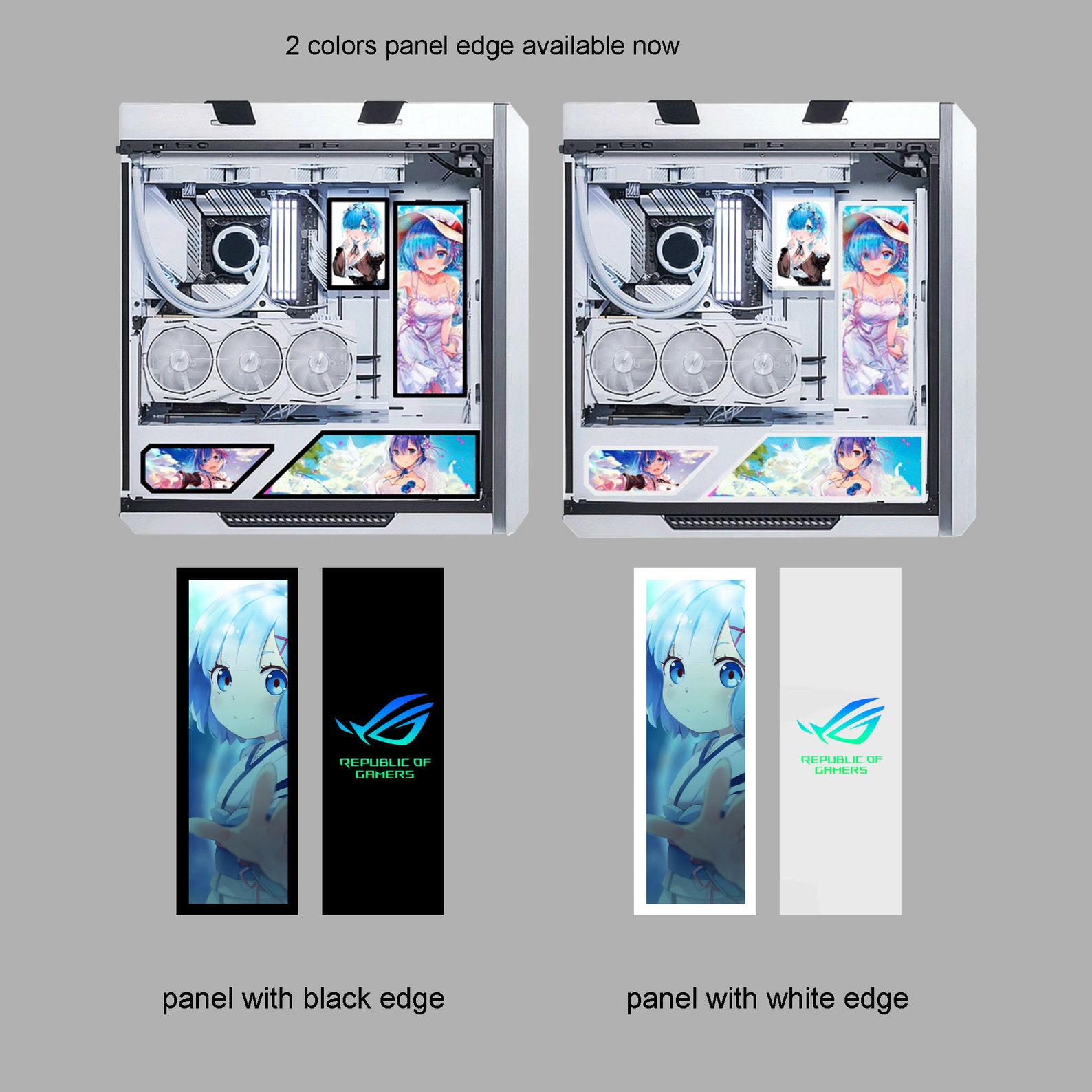 Customized RGB Panels for ROG STRIX Helios Case Decorative Backplates ...