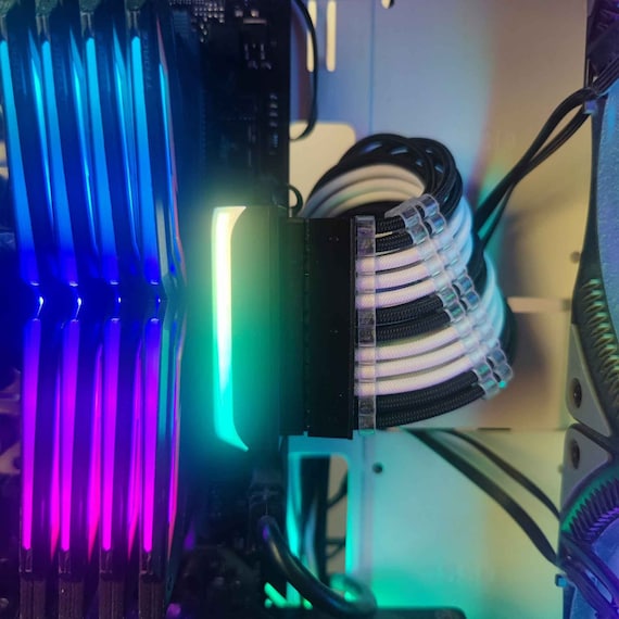 ARGB Version Light 24p ATX Right Angle 90 Degree Adapter Argb - Etsy