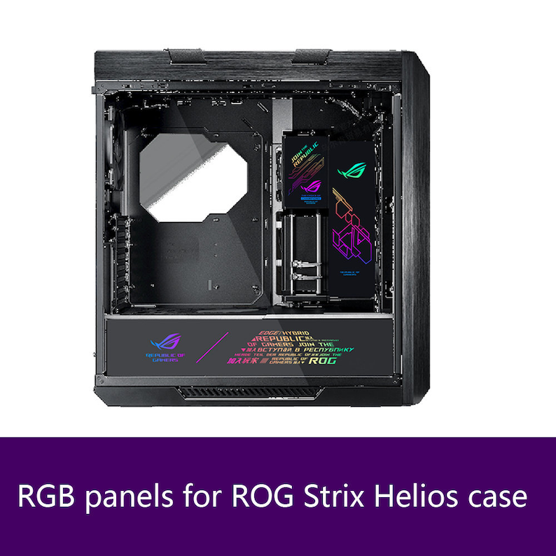 Customized RGB panels for ROG STRIX Helios case decorative | Etsy