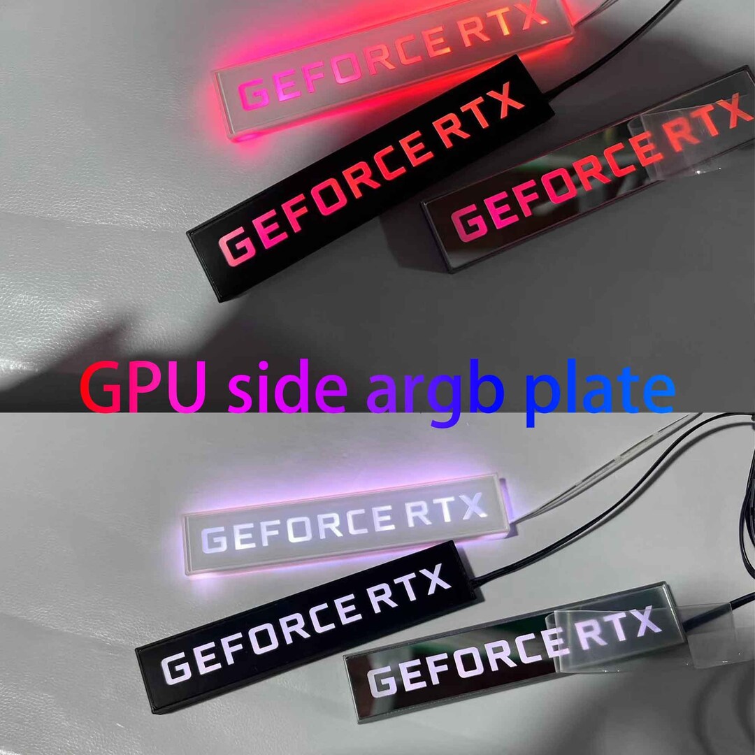 Customized Mini Gpu Side Plate 5v3p Argb Vga Decoration Lighting Panel ...