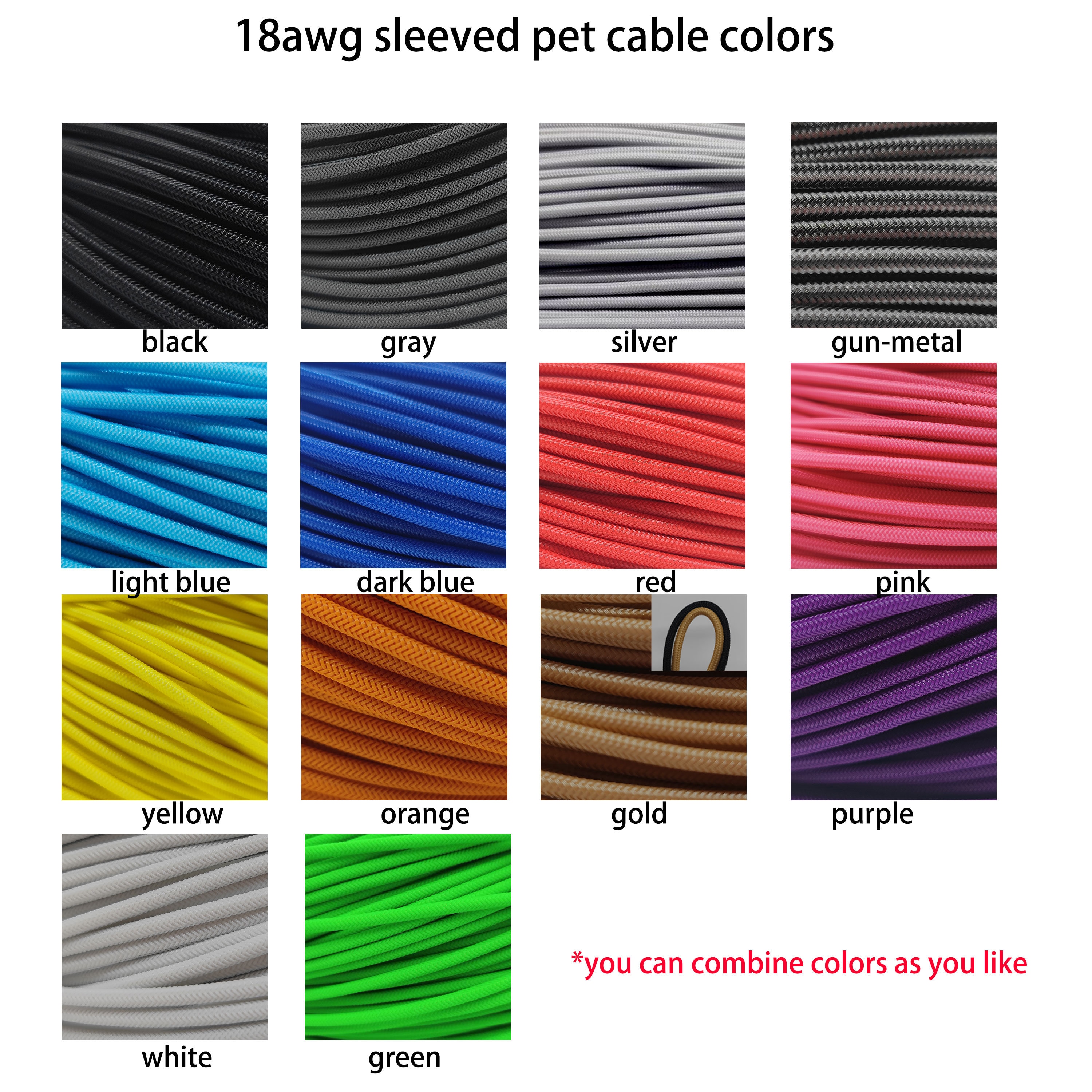 Sleeved Dark Blue Pc Psu Extension Cable 30cm Cpu Gpu Cable Support ...