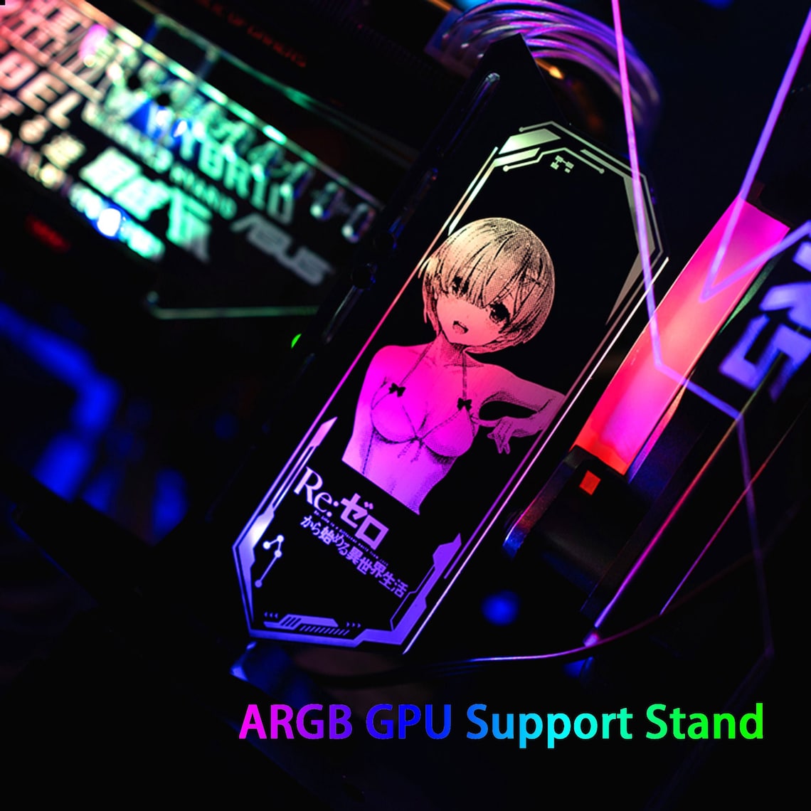 Customized Argb Standing Gpu Holder Support 5v 3pin Sync - Etsy