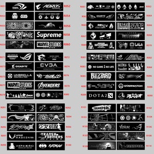 Custom Light RGB GPU Backplate Graphics Card Decoration Board ...