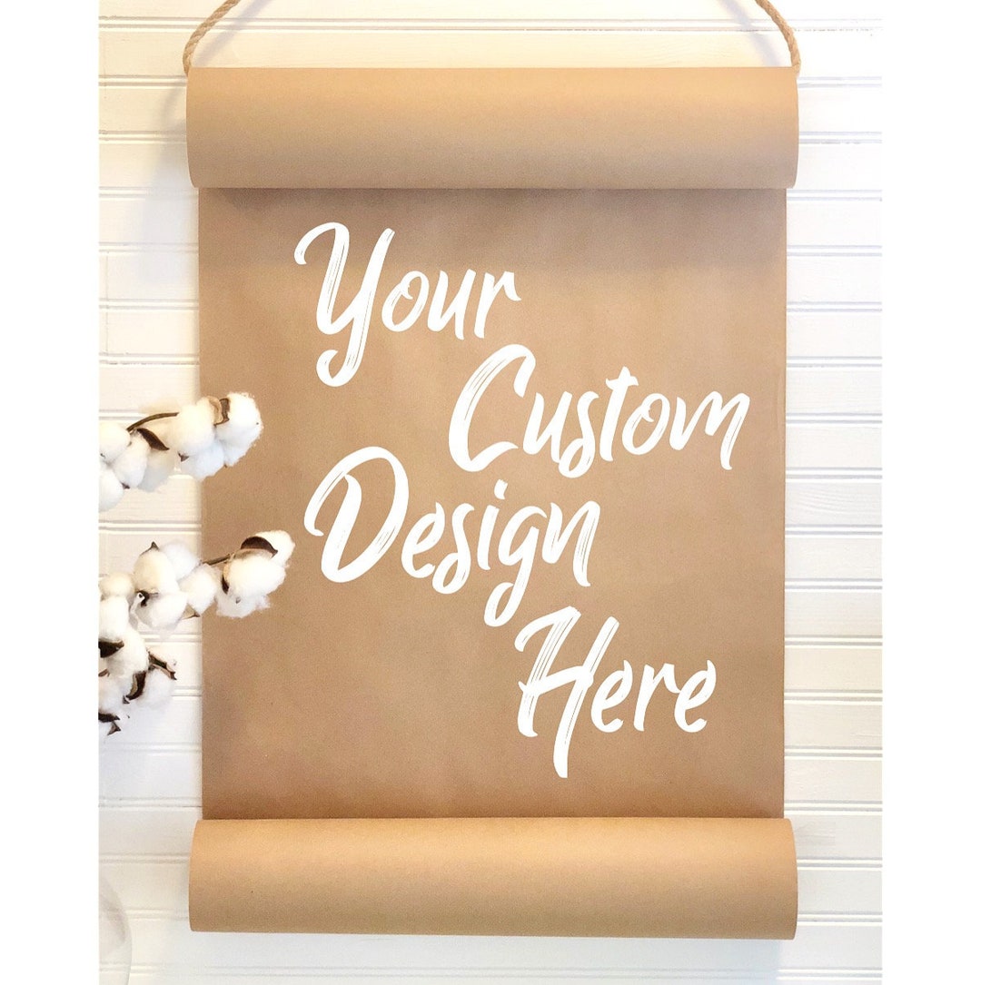 Custom Wall Scroll - Etsy