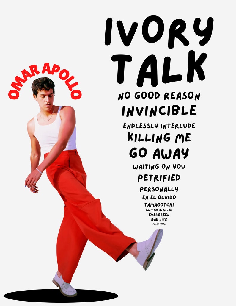 Omar Apollo Poster - Etsy