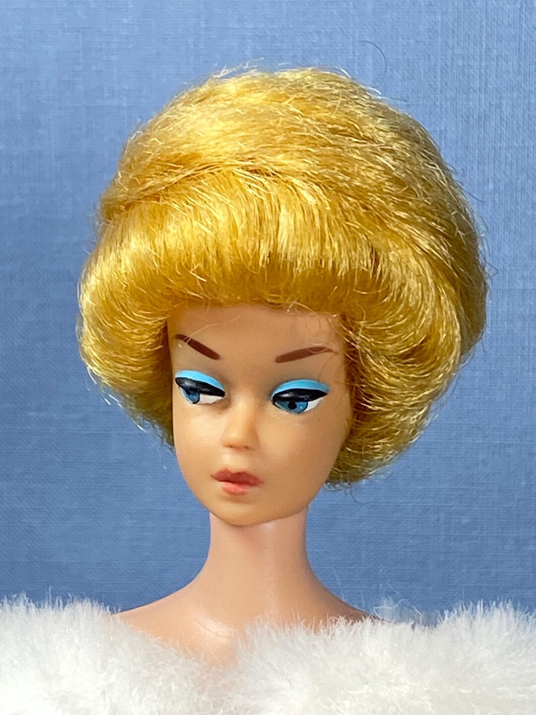 Vintage Fashion Queen Barbie Honey Blonde Bubblecut Beehive Wig 1964 No ...