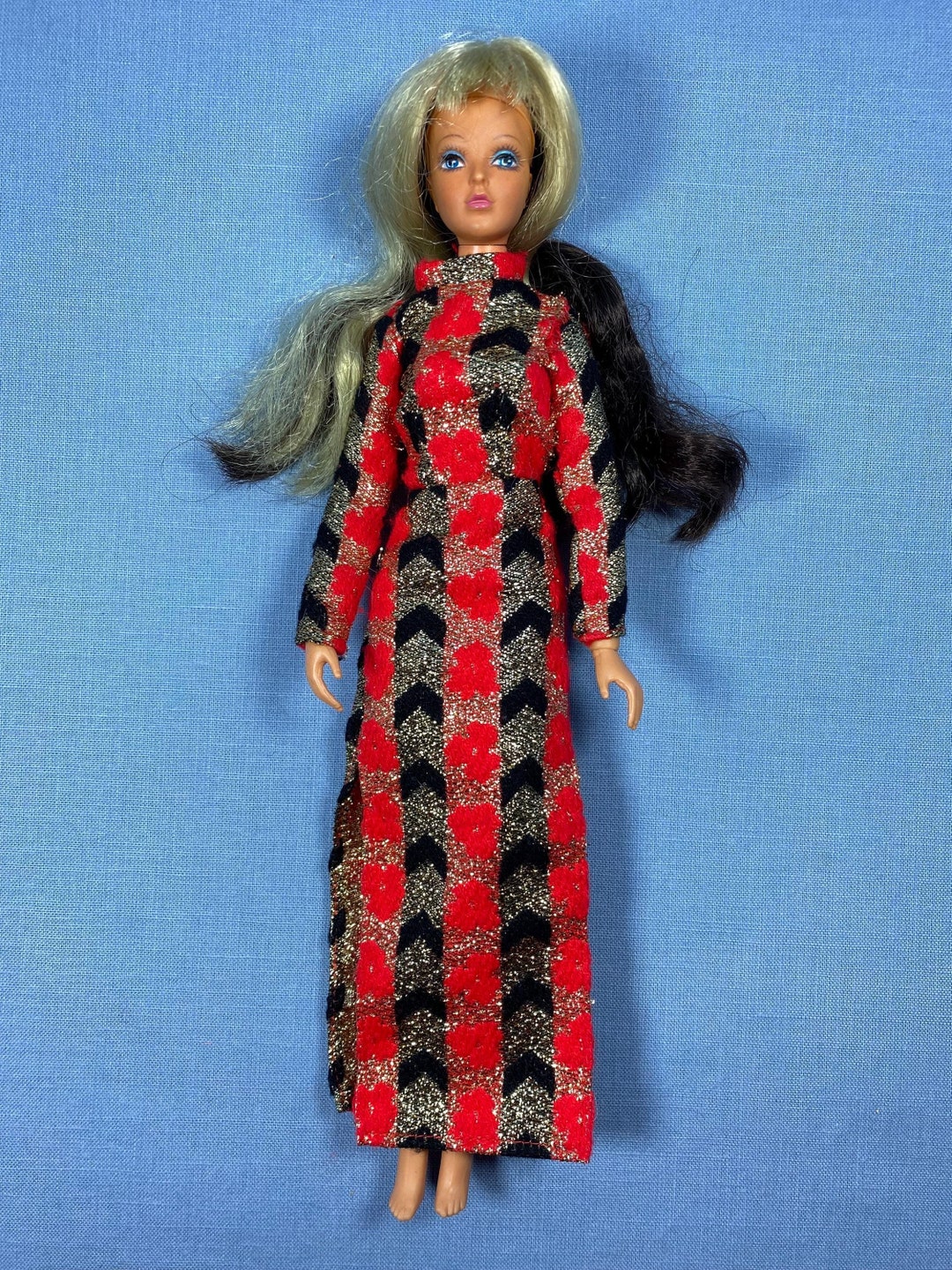 1978 Tuesday Taylor Super Model Doll VHTF Red Black Gold Dress JC ...