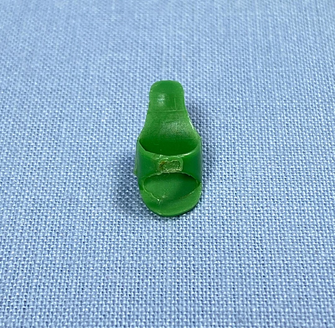 1963 Barbie Single LEFT Green Open Toe Heel Shoes Senior Prom #951 ...