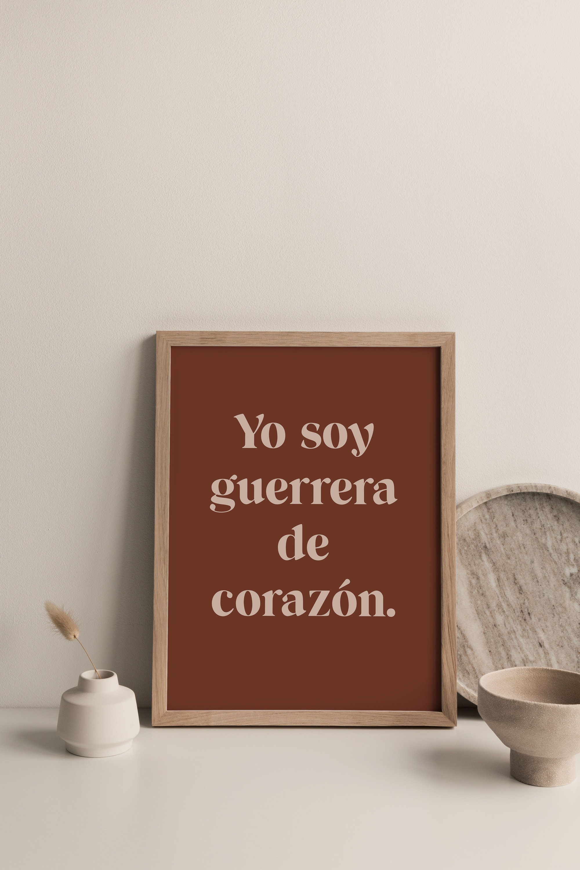 INSTANT DOWNLOAD Yo soy guerrera de corazón Latinx Prints | Etsy