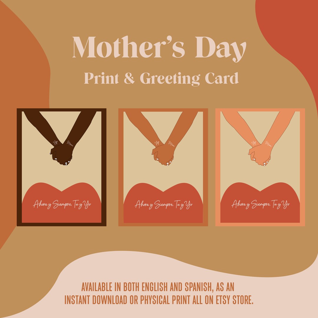INSTANT DOWNLOAD - SPANISH Mothers Day Card, Dia De Las Madres, Latina ...