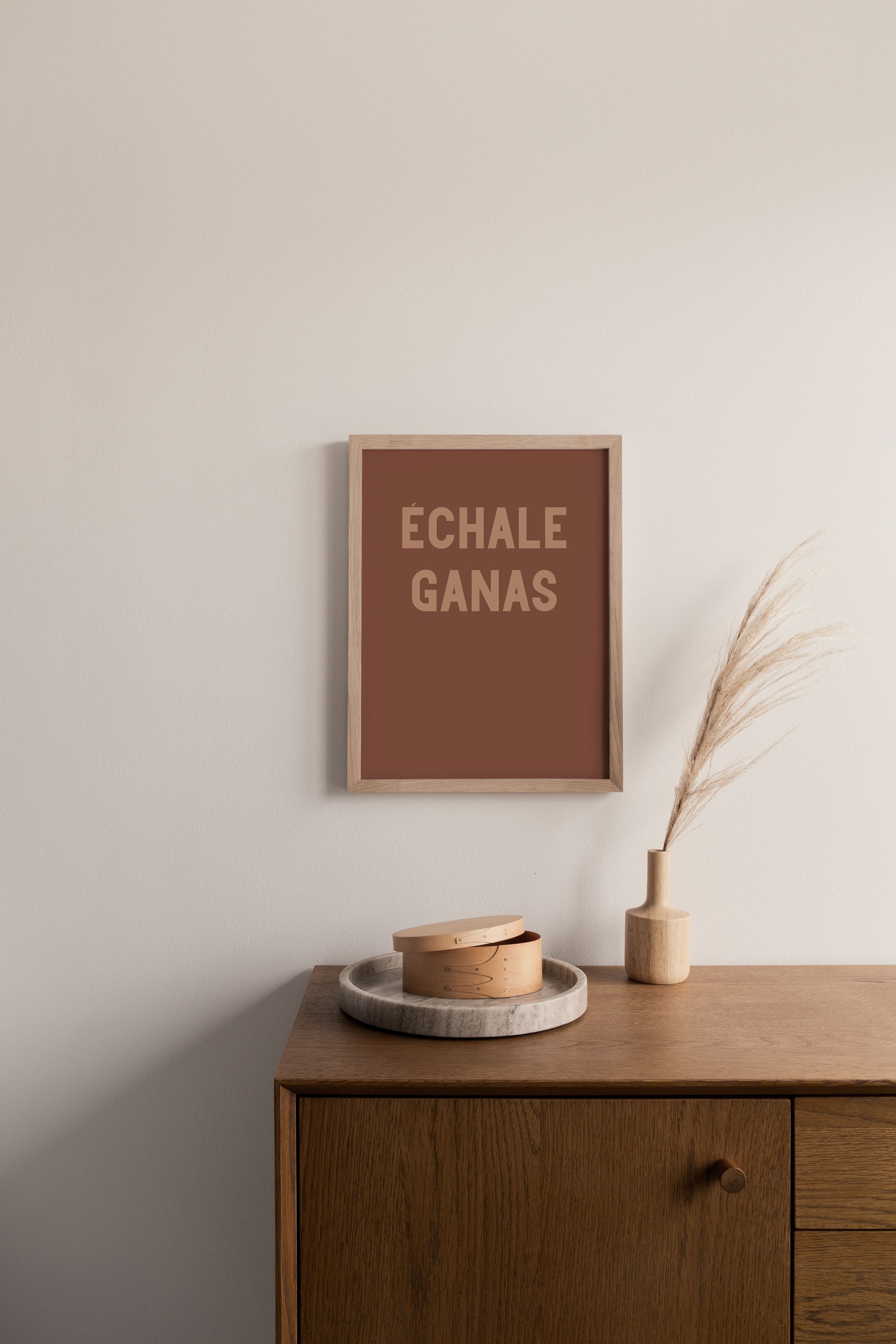 PHYSICAL PRINT - Echale Ganas, Latina Prints, Spanish, Latinx, Boho ...