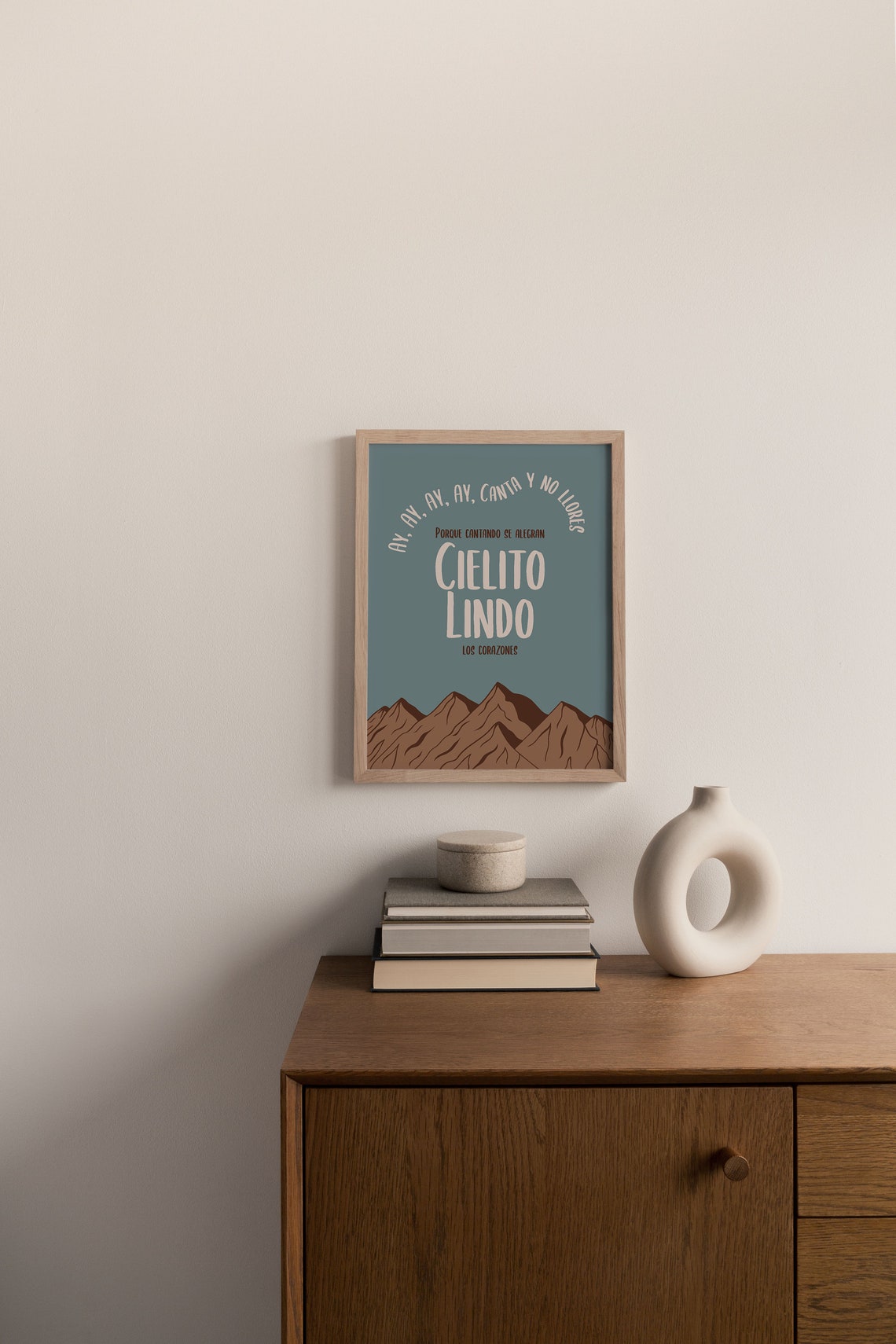 PHYSICAL PRINT Cielito Lindo Latinx Art Spanish Latinx - Etsy