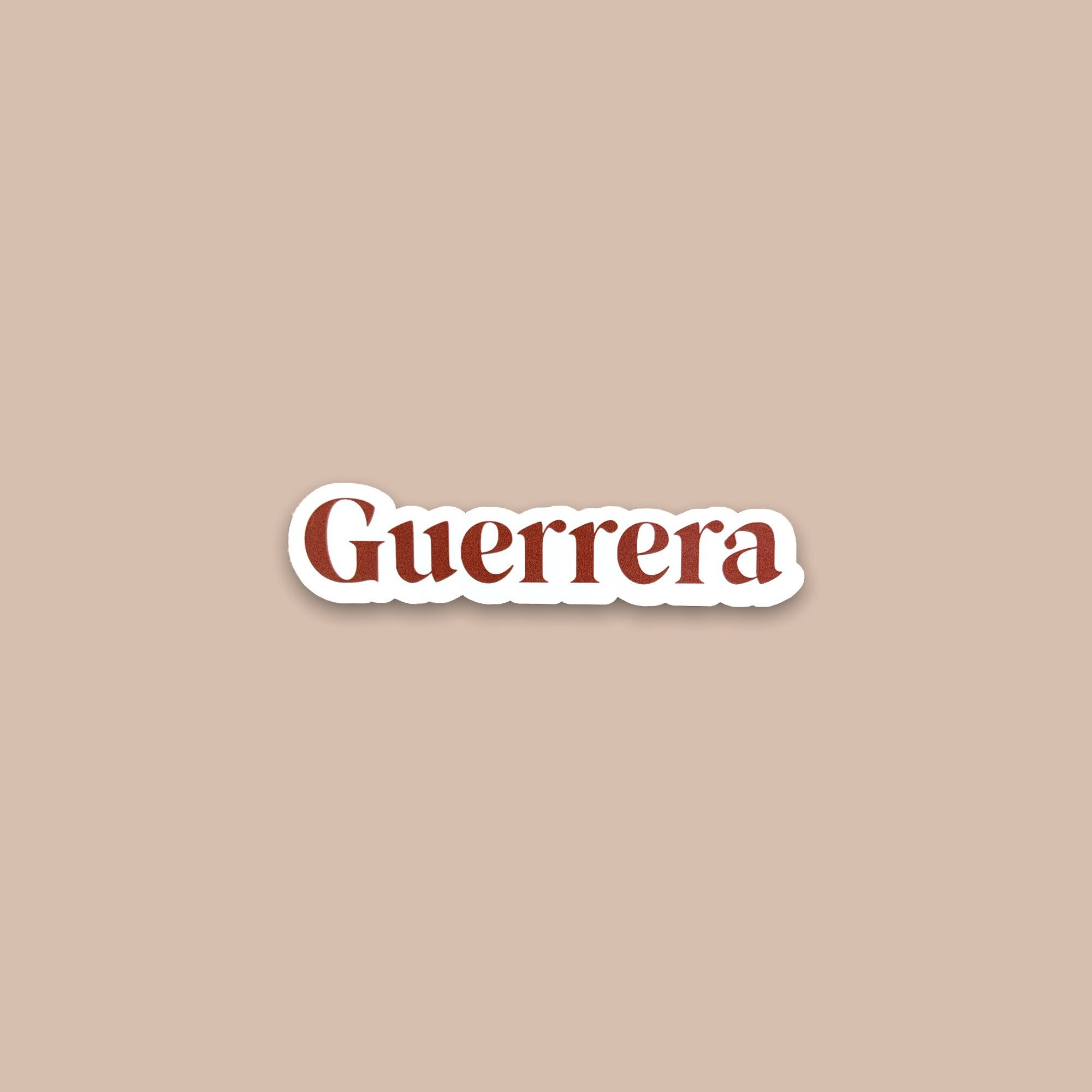 STICKER - Guerrera, Latinx Stickers, Spanish, Latina, Brown Girl Magic ...