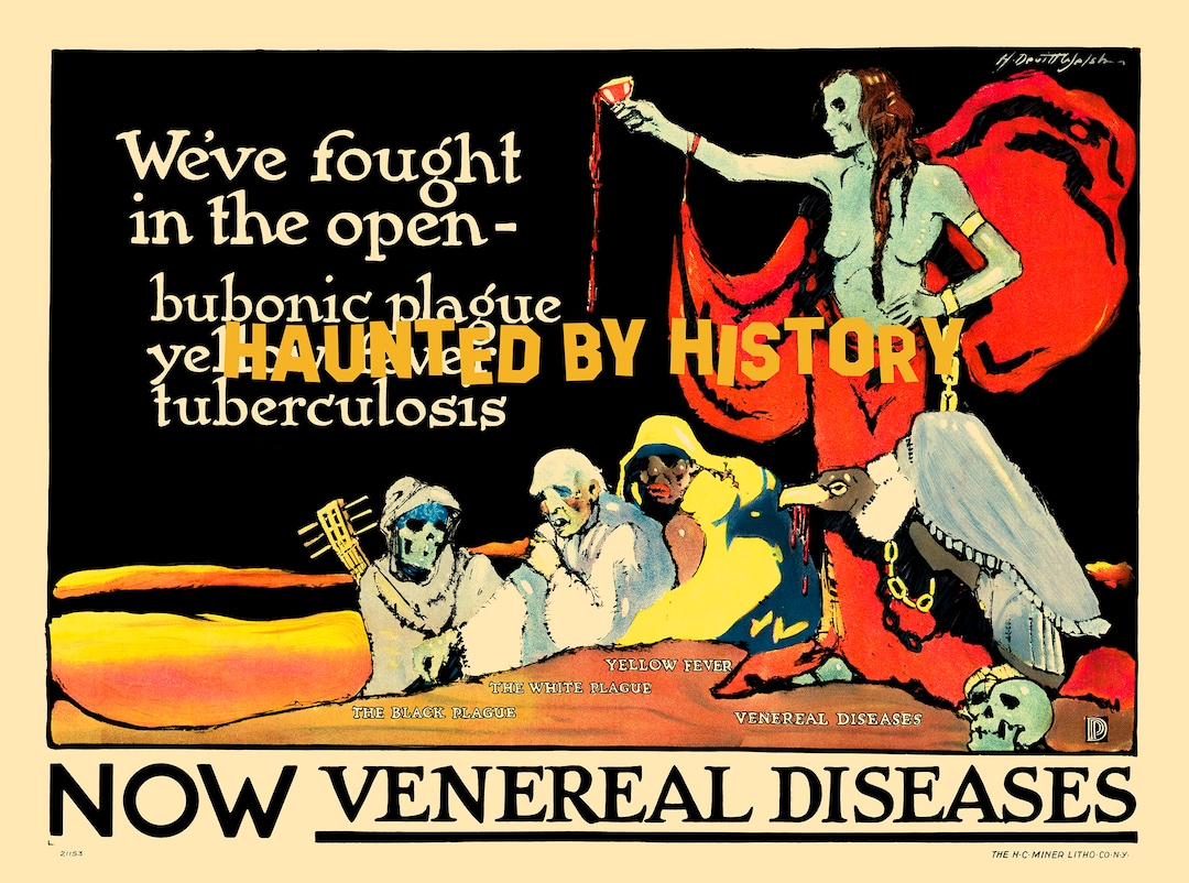 Fight Venereal Disease Poster - Horror - Demons - Death - Macabre ...