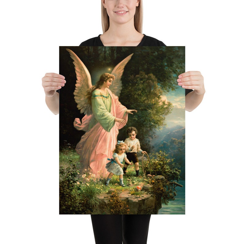 Guardian Angel Poster - Edwardian Art - Children - Spiritual ...