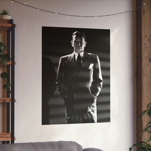 George Raft Matte Vertical Posters - Film Noir Icon - 1940s Hollywood ...