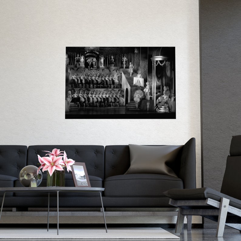 1920s Jazz Age Poster: Old Hollywood Art Deco Chorus Girls Print - Etsy